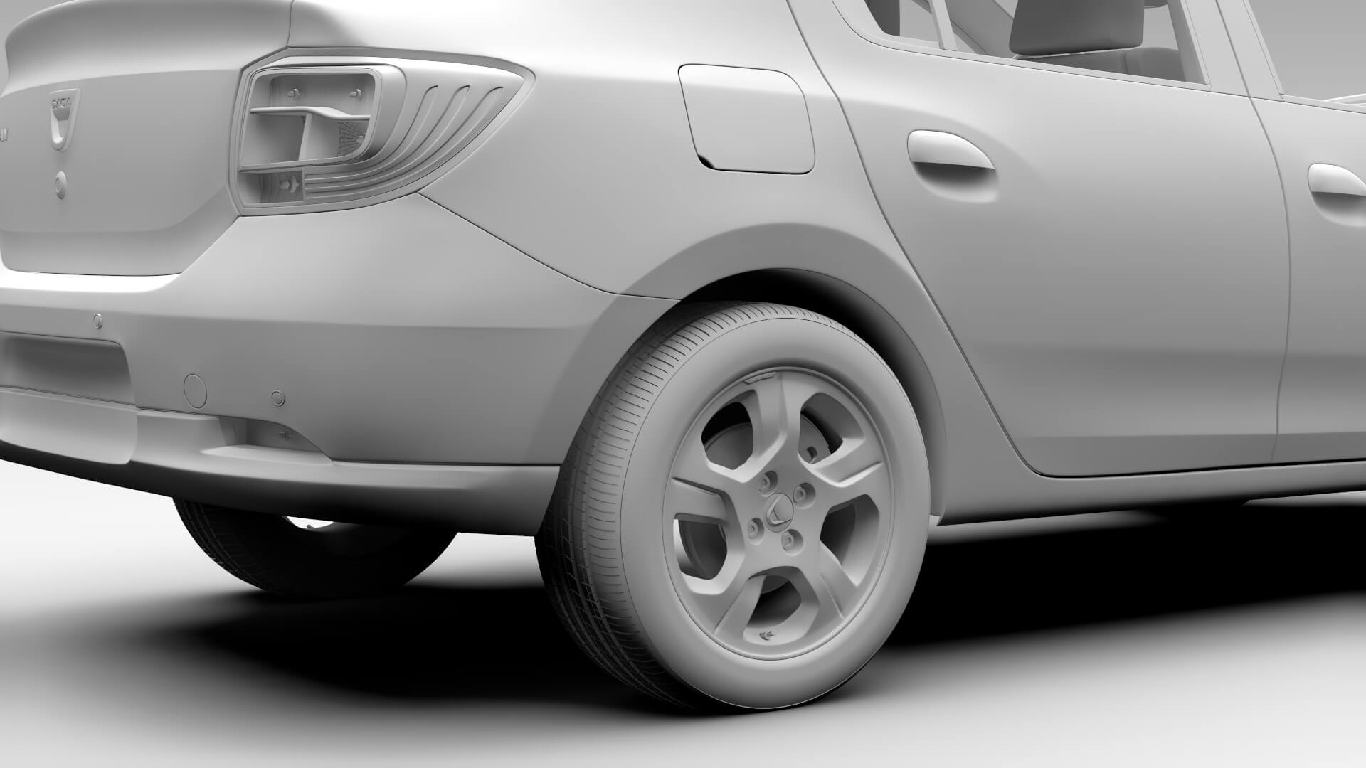 Dacia Logan 2015 - 3D Model by Creator 3D