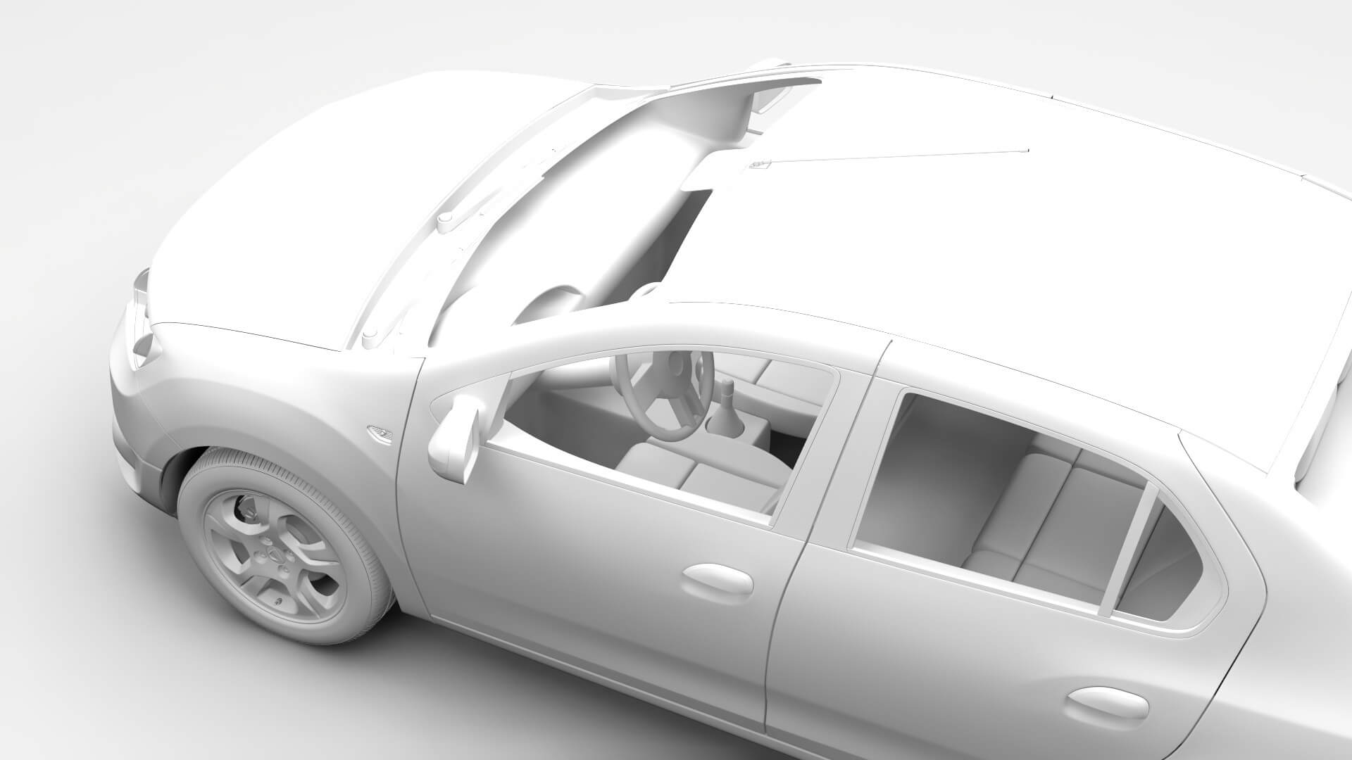 Dacia Logan 2015 - 3D Model by Creator 3D
