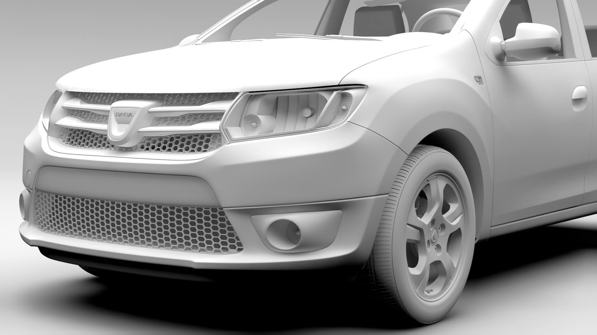 Dacia Logan 2015 - 3D Model by Creator 3D