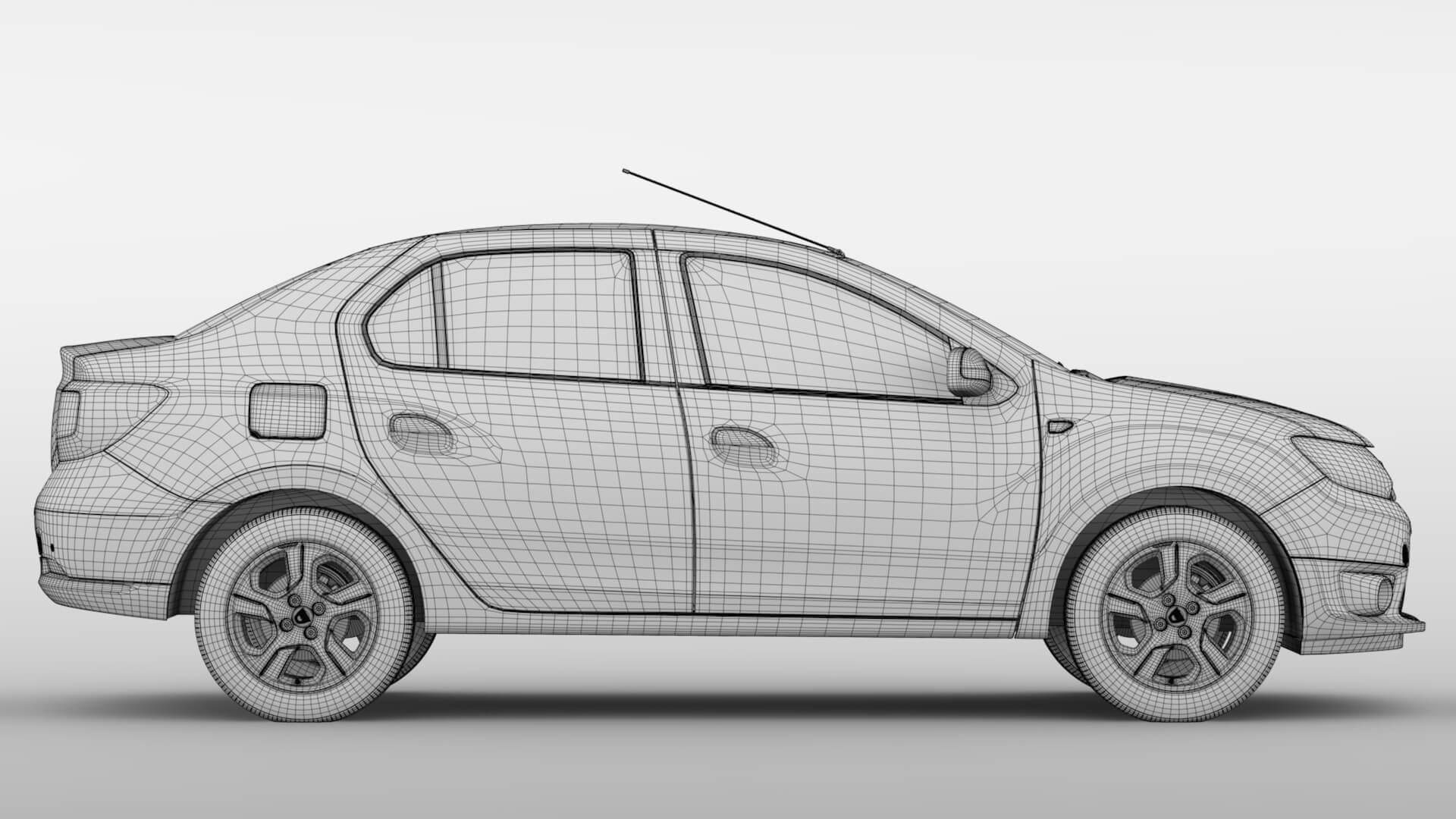 Dacia Logan 2015 - 3D Model by Creator 3D