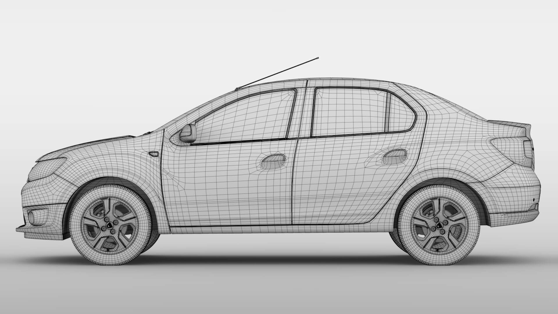 Dacia Logan 2015 - 3D Model by Creator 3D