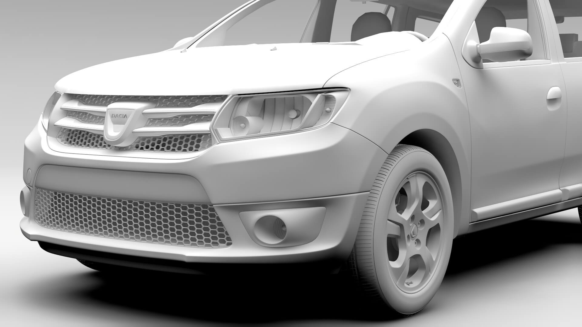 Dacia Logan MCV 2016 - 3D Model by Creator 3D