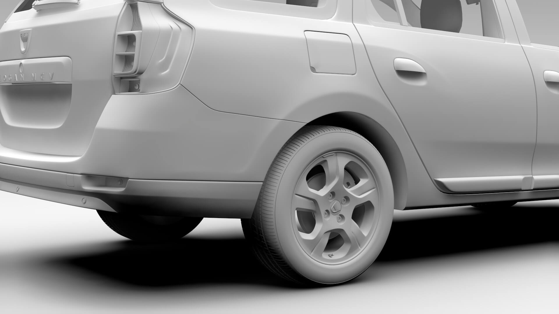 Dacia Logan MCV 2016 - 3D Model by Creator 3D