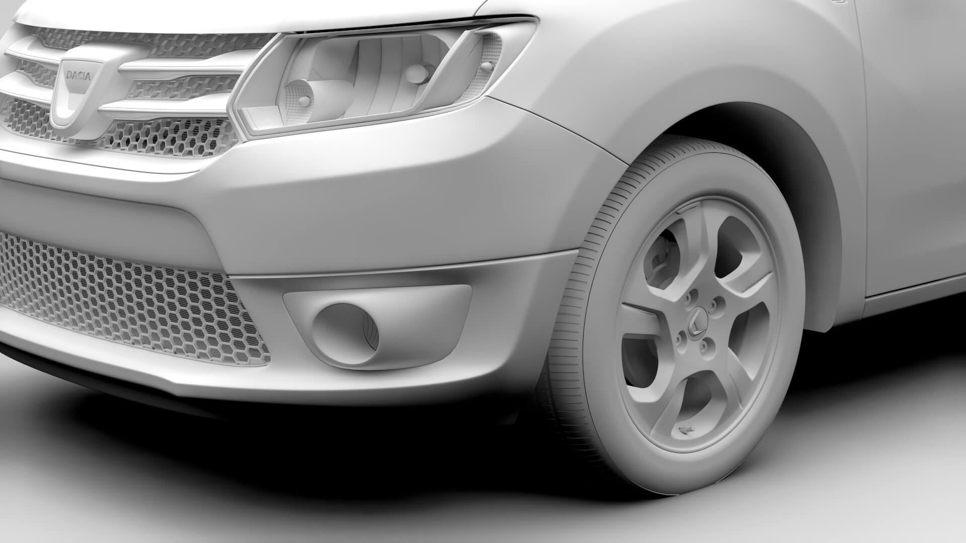 Dacia Sandero 2015 - 3D Model by Creator 3D