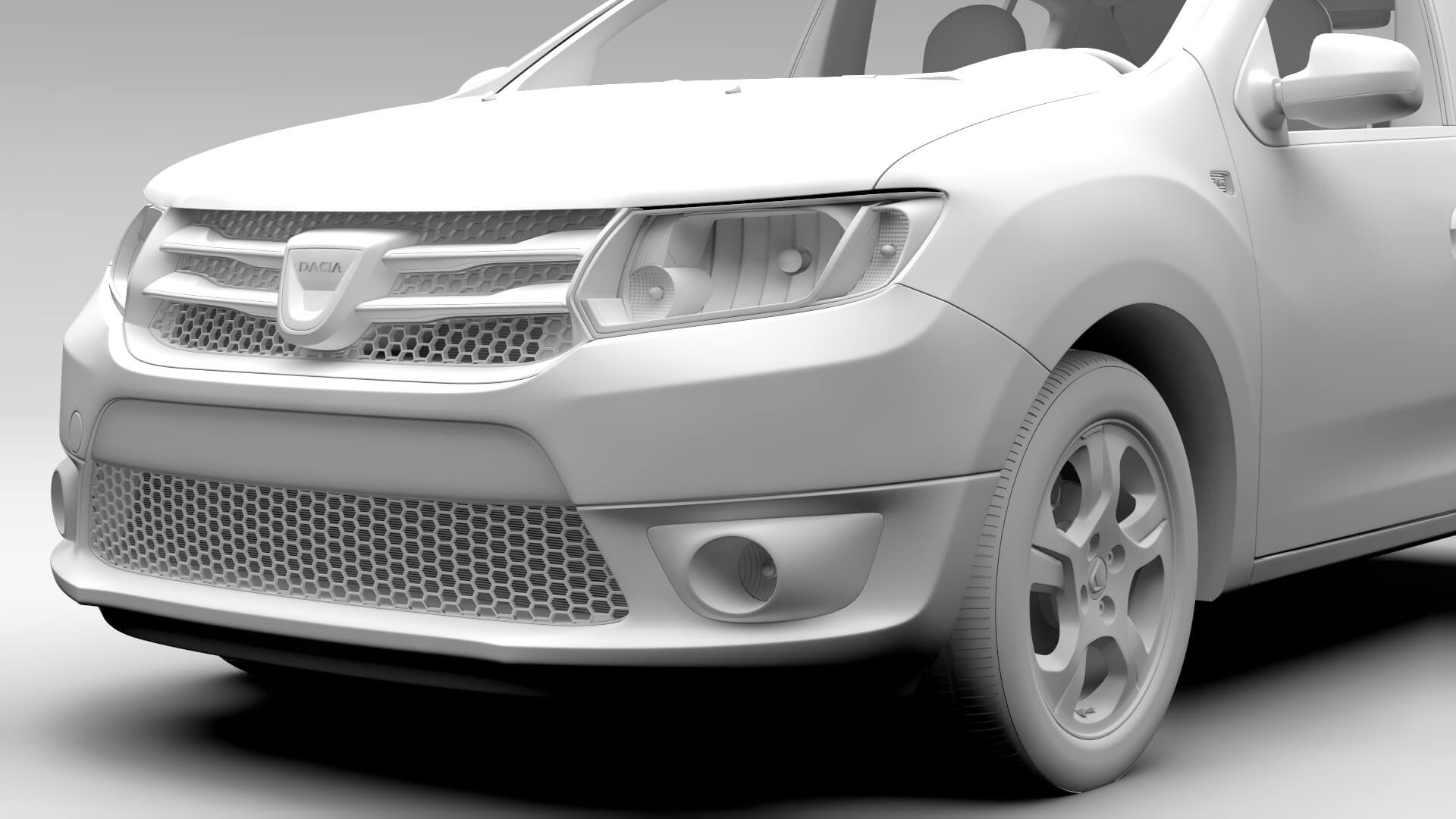 Dacia Sandero 2015 - 3D Model by Creator 3D