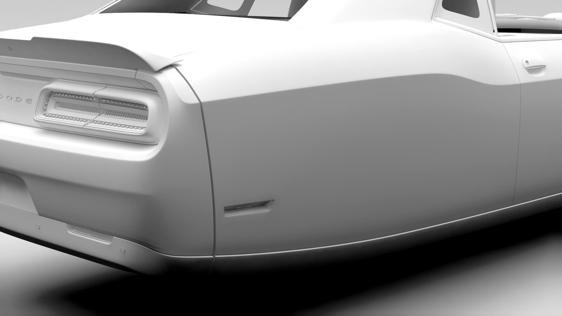 Dodge Challenger 392 Shaker (LC) 2016 Flying - 3D Model by Creator 3D