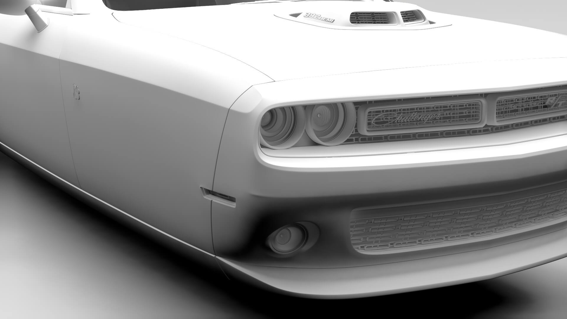 Dodge Challenger 392 Shaker (LC) 2016 Flying - 3D Model by Creator 3D