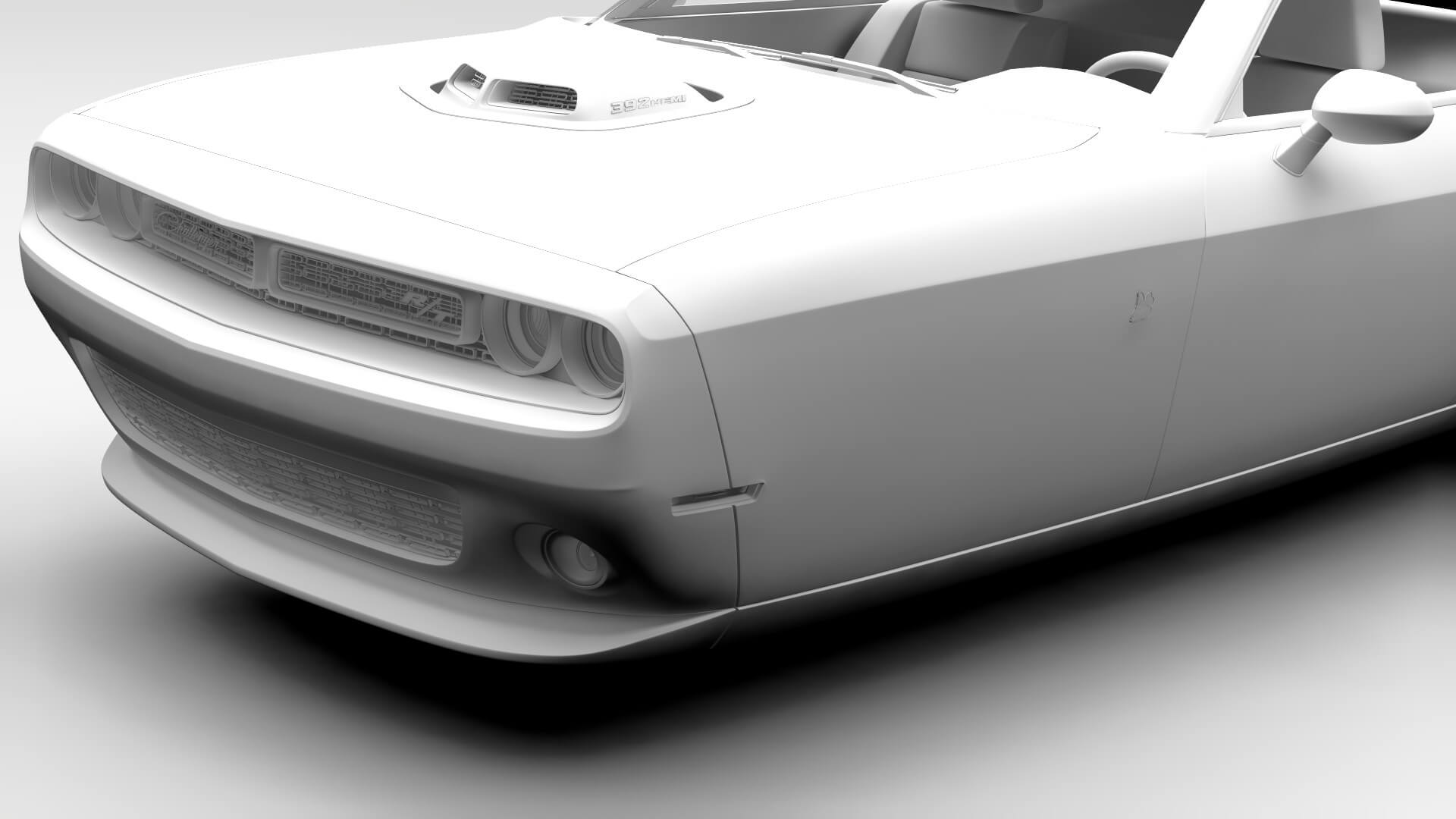 Dodge Challenger 392 Shaker (LC) 2016 Flying - 3D Model by Creator 3D