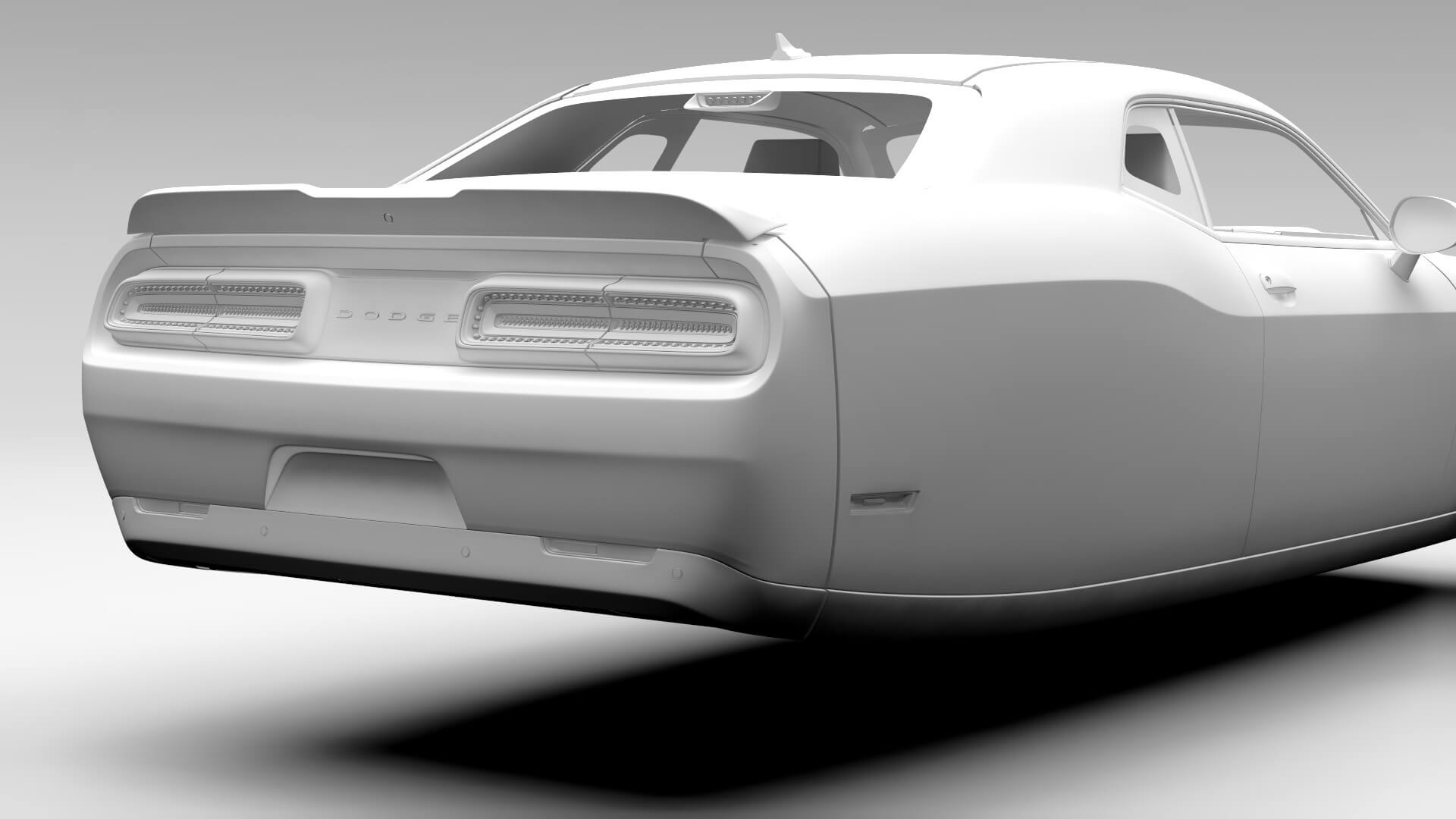 Dodge Challenger 392 Shaker (LC) 2016 Flying - 3D Model by Creator 3D