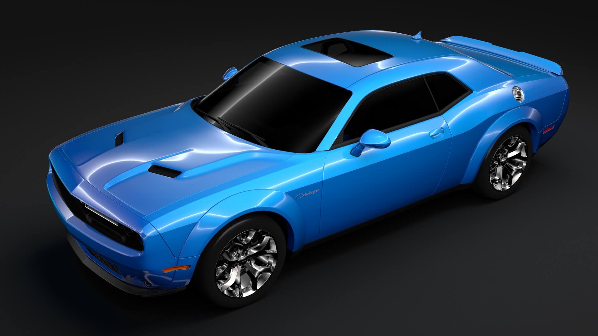 Dodge Challenger RT Classic Widebody 2017 - 3D Model by Creator 3D