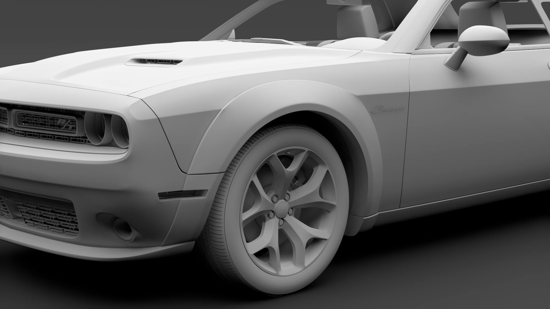 Dodge Challenger RT Classic Widebody 2017 - 3D Model by Creator 3D