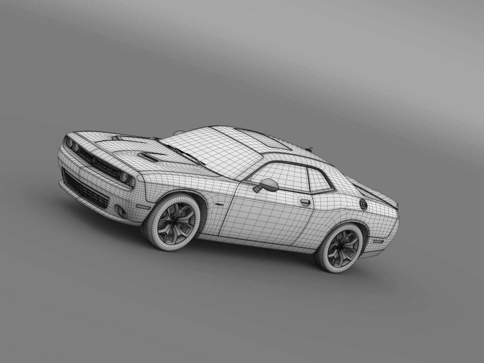 Dodge Challenger RT LC 2015 - 3D Model by Creator 3D