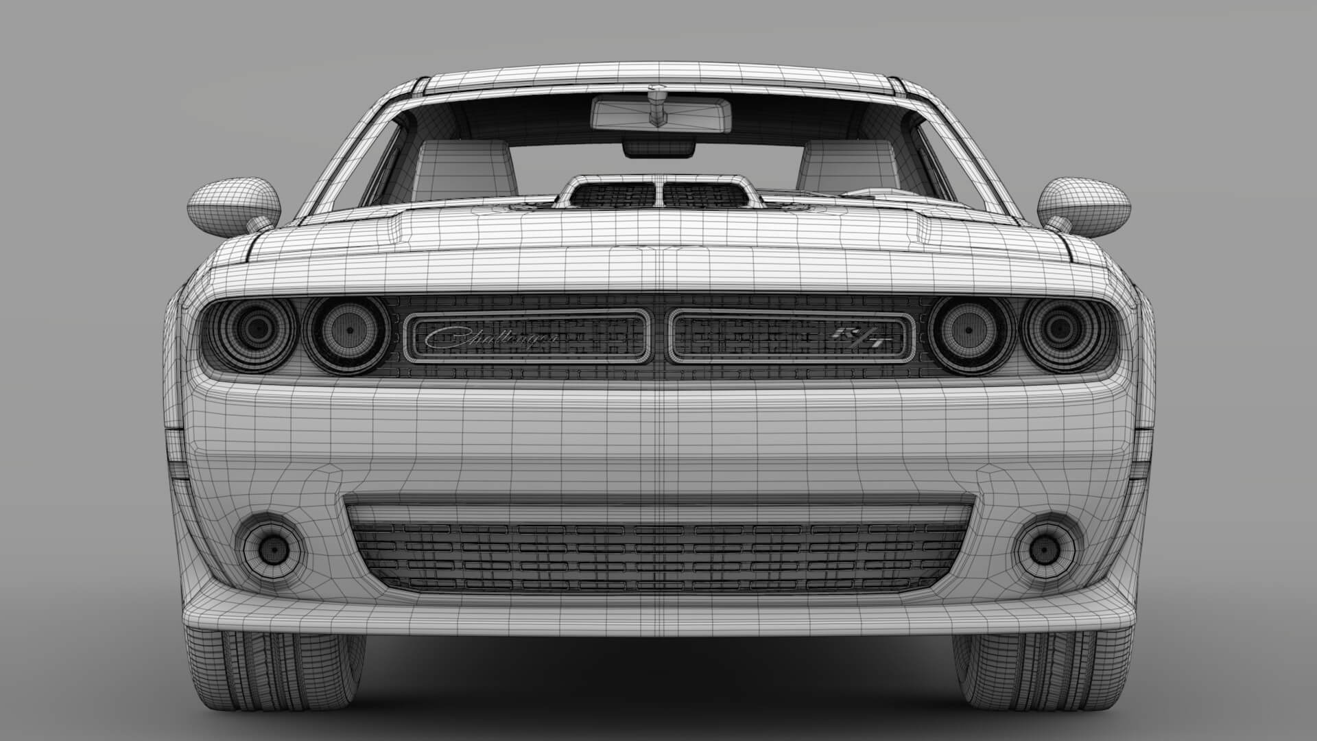 Dodge Challenger RT Shaker Widebody 2017 - 3D Model by Creator 3D
