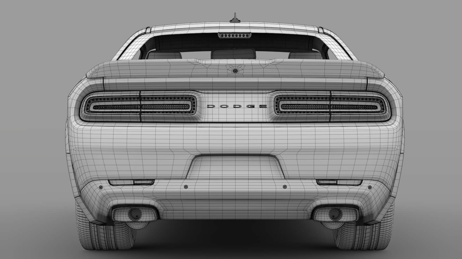 Dodge Challenger RT Shaker Widebody 2017 - 3D Model by Creator 3D