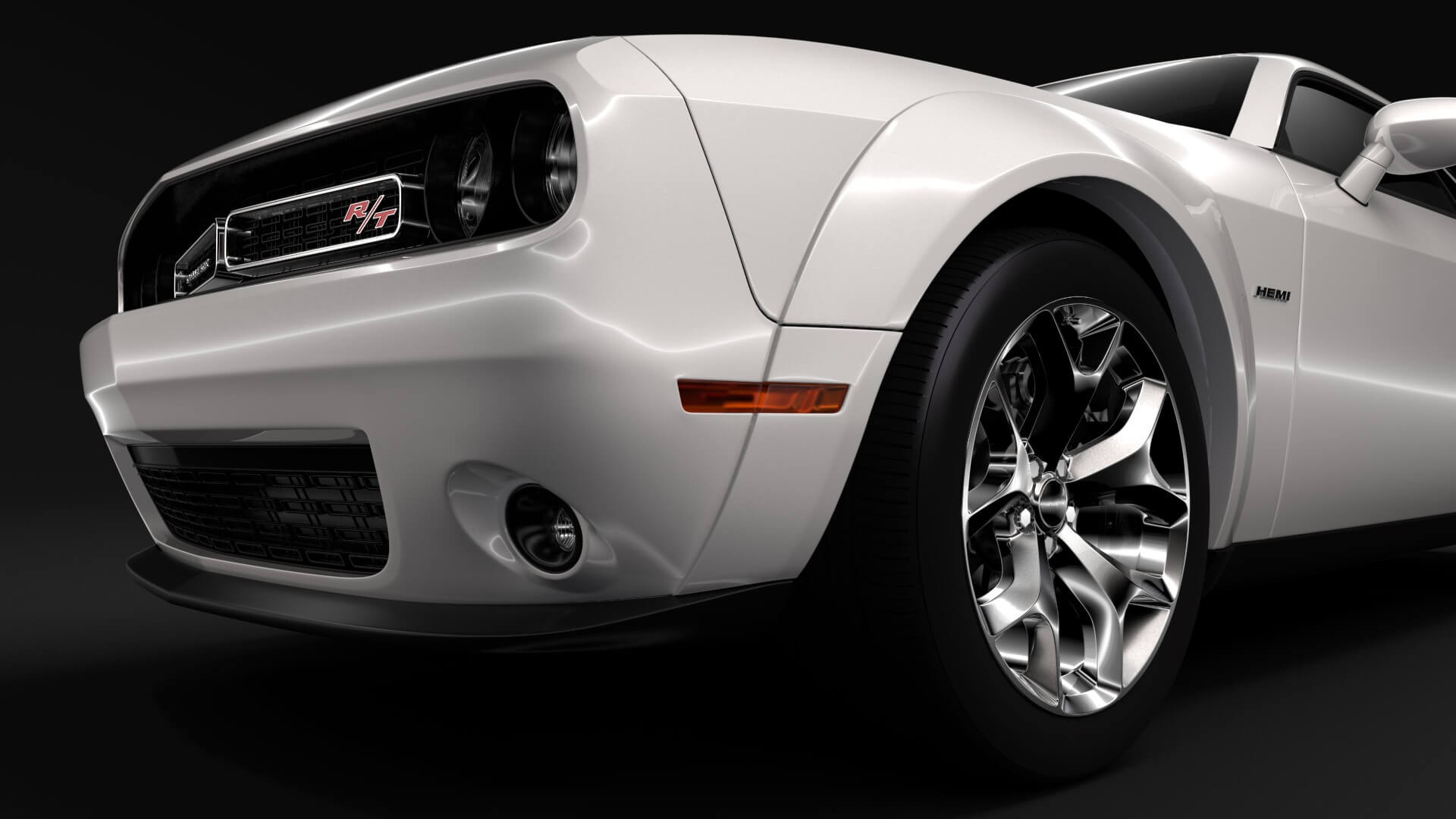 Dodge Challenger RT Widebody 2017 - 3D Model by Creator 3D
