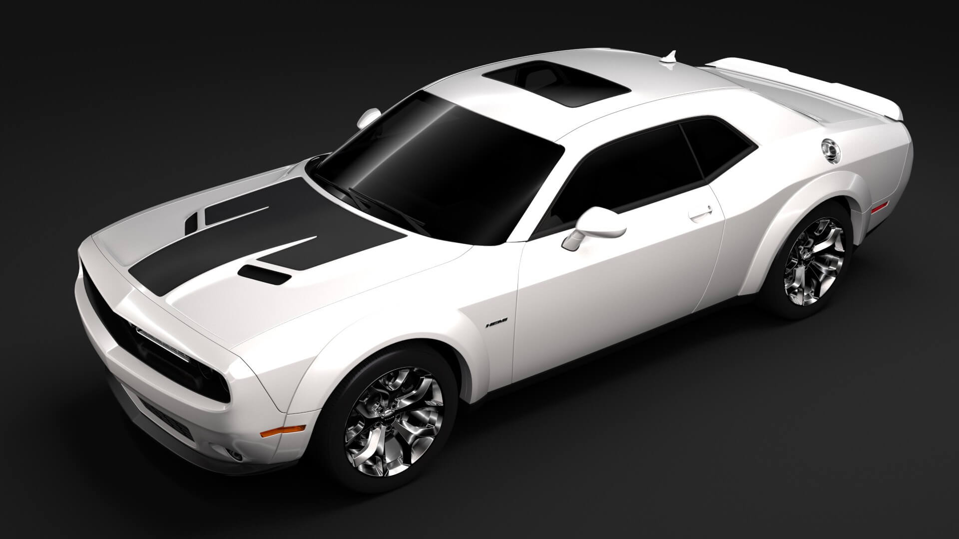 Dodge Challenger RT Widebody 2017 - 3D Model by Creator 3D