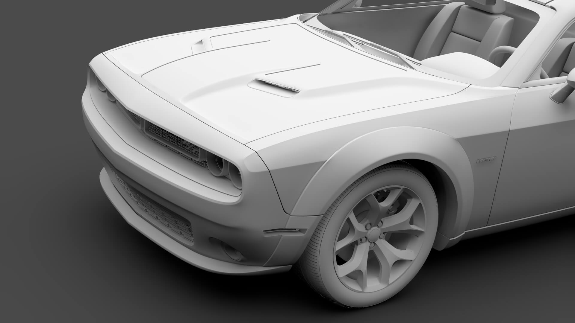 Dodge Challenger RT Widebody 2017 - 3D Model by Creator 3D
