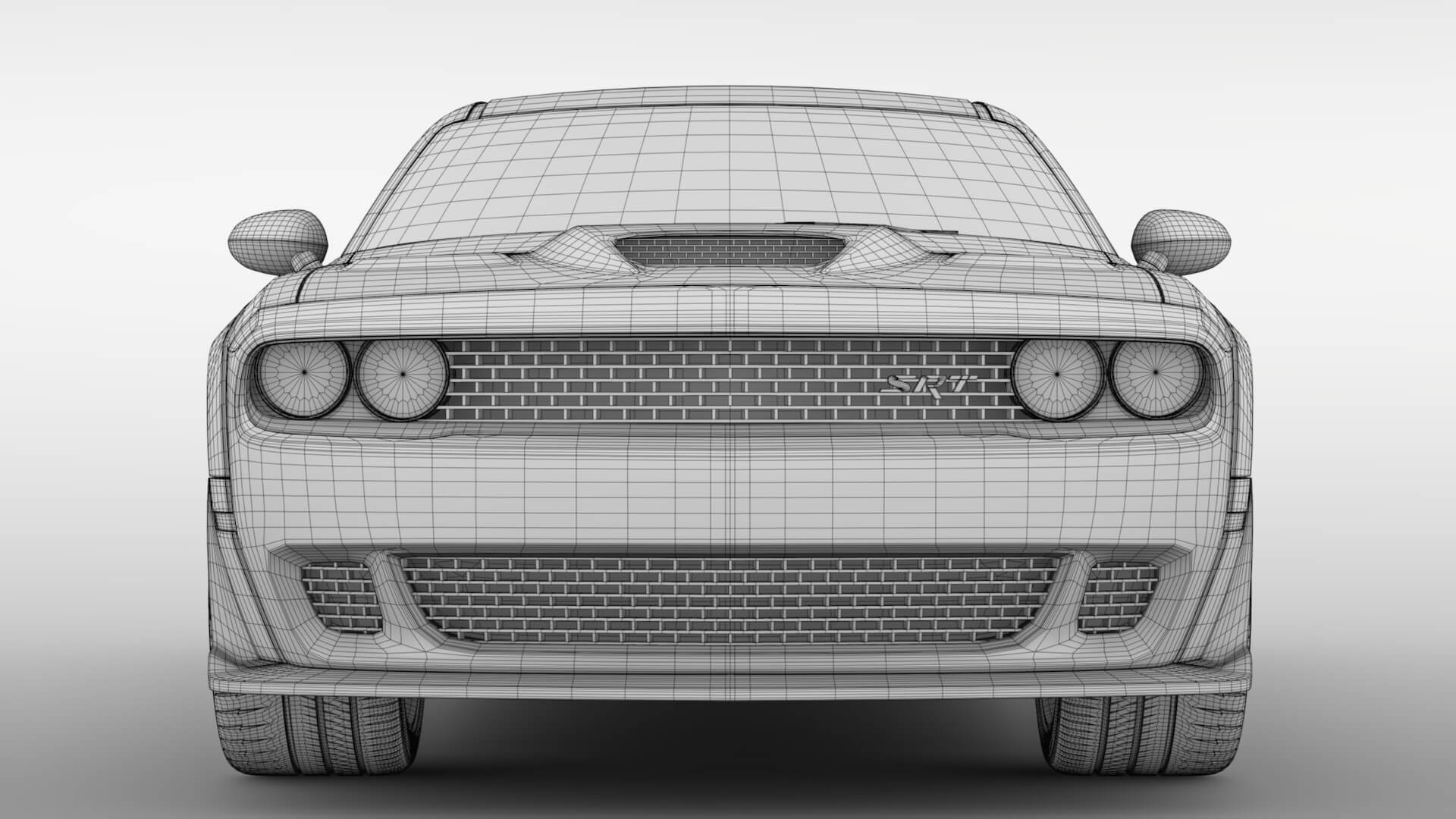 Dodge Challenger SRT Demon 2018 - 3D Model by Creator 3D