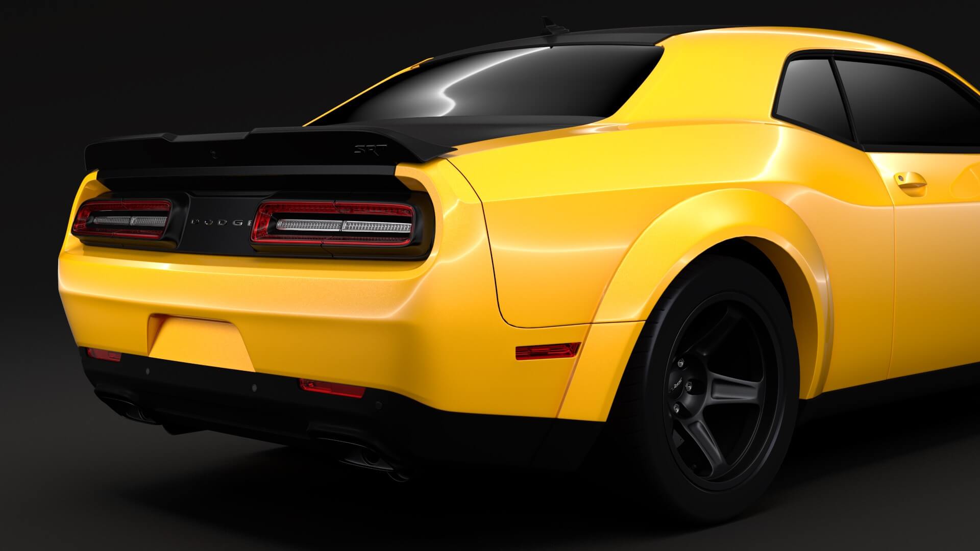 Dodge Challenger SRT Demon Prototype 2018 - 3D Model by Creator 3D