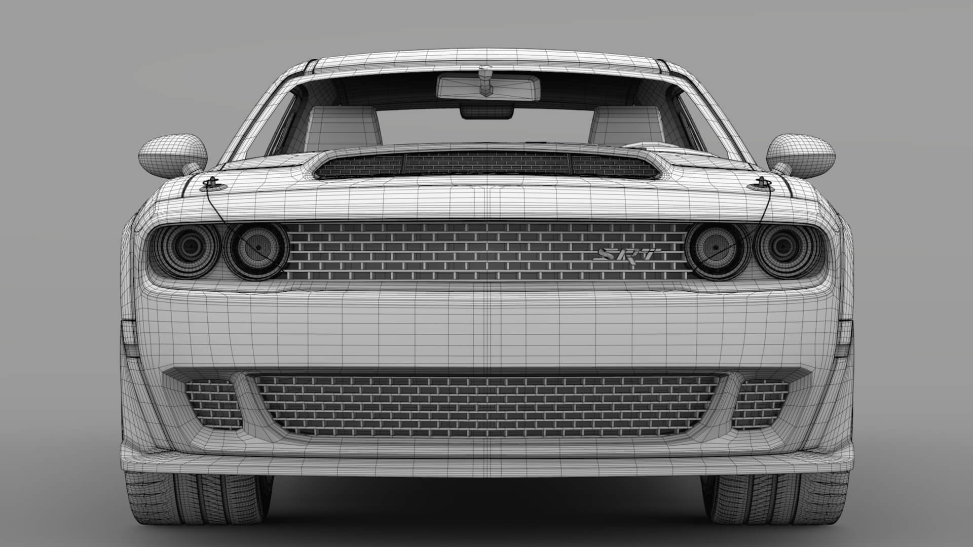 Dodge Challenger SRT Demon Prototype 2018 - 3D Model by Creator 3D