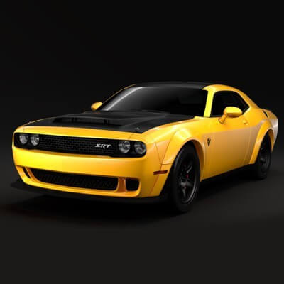 Dodge Challenger SRT Demon Prototype 2018 - 3D Model by Creator 3D