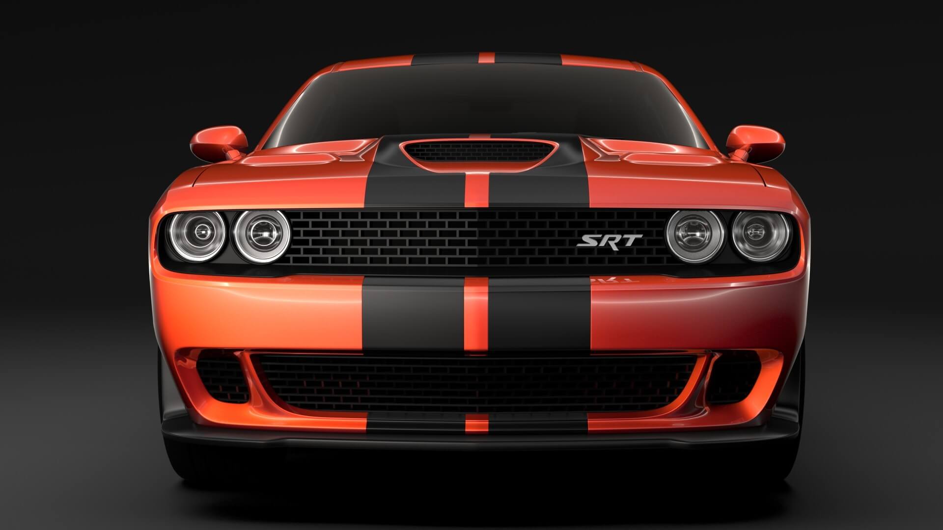 Dodge Challenger SRT Hellcat Go Mangoo 2017 - 3D Model by Creator 3D