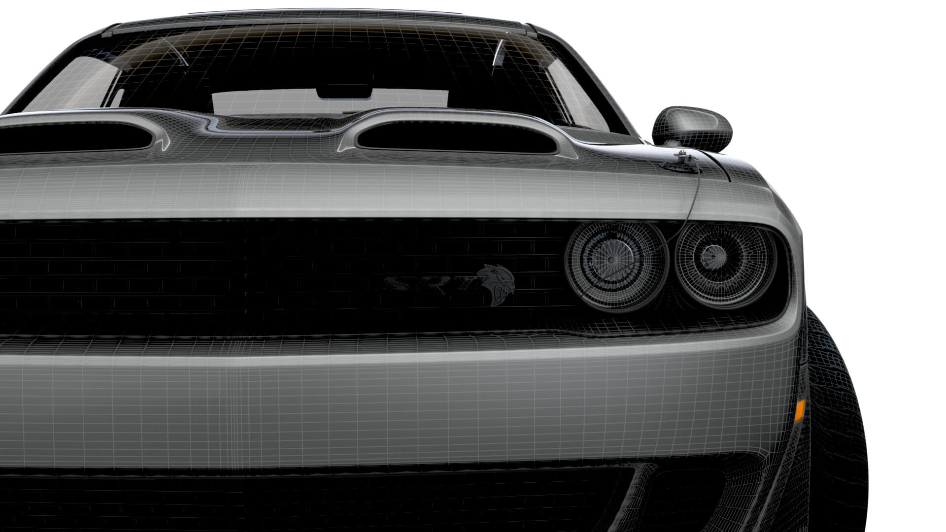 Dodge Challenger SRT Super Stock Black Package 2023 - 3D Model by ...