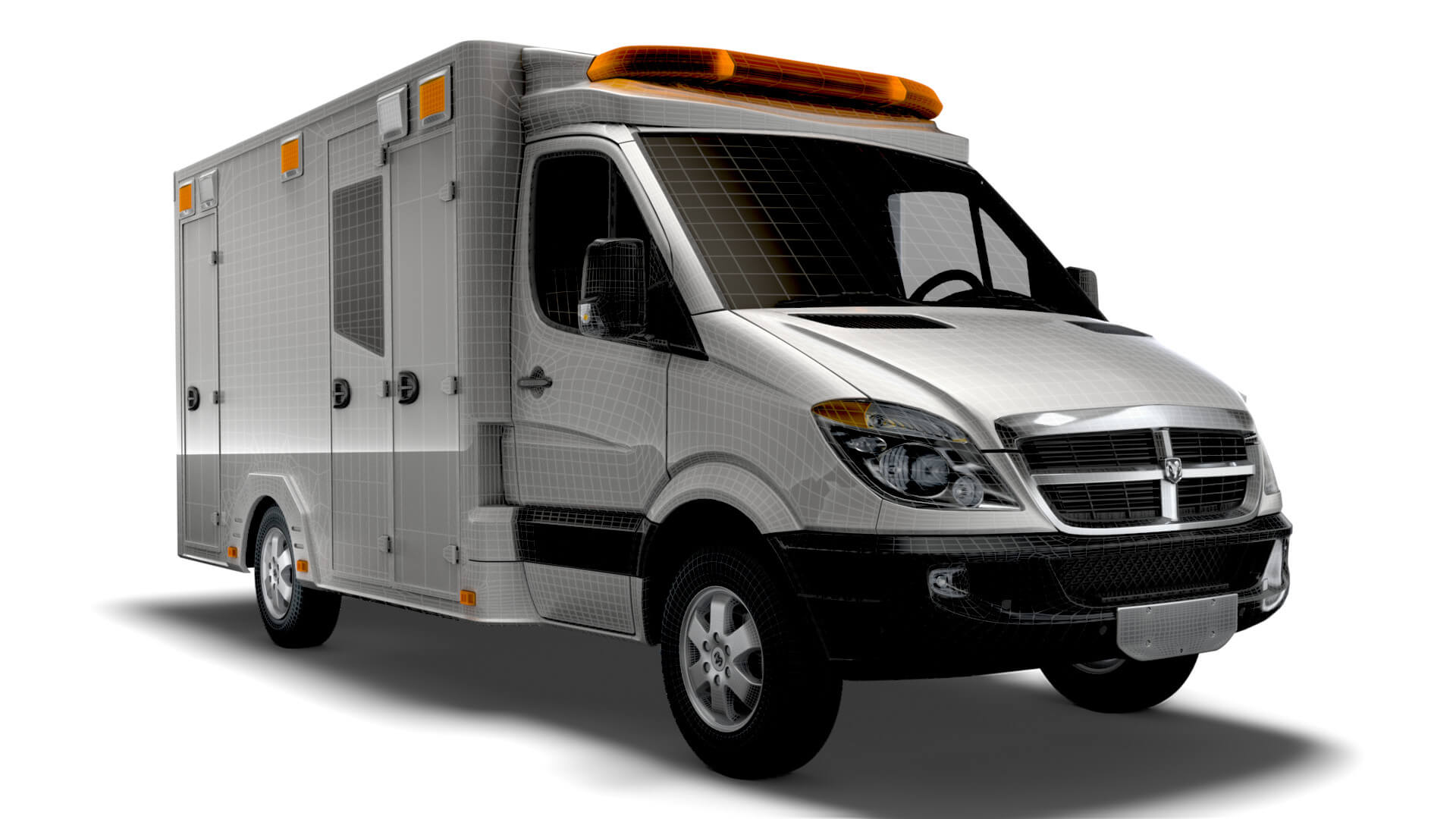 Dodge Sprinter Ambulance 2009 - 3D Model by Creator 3D