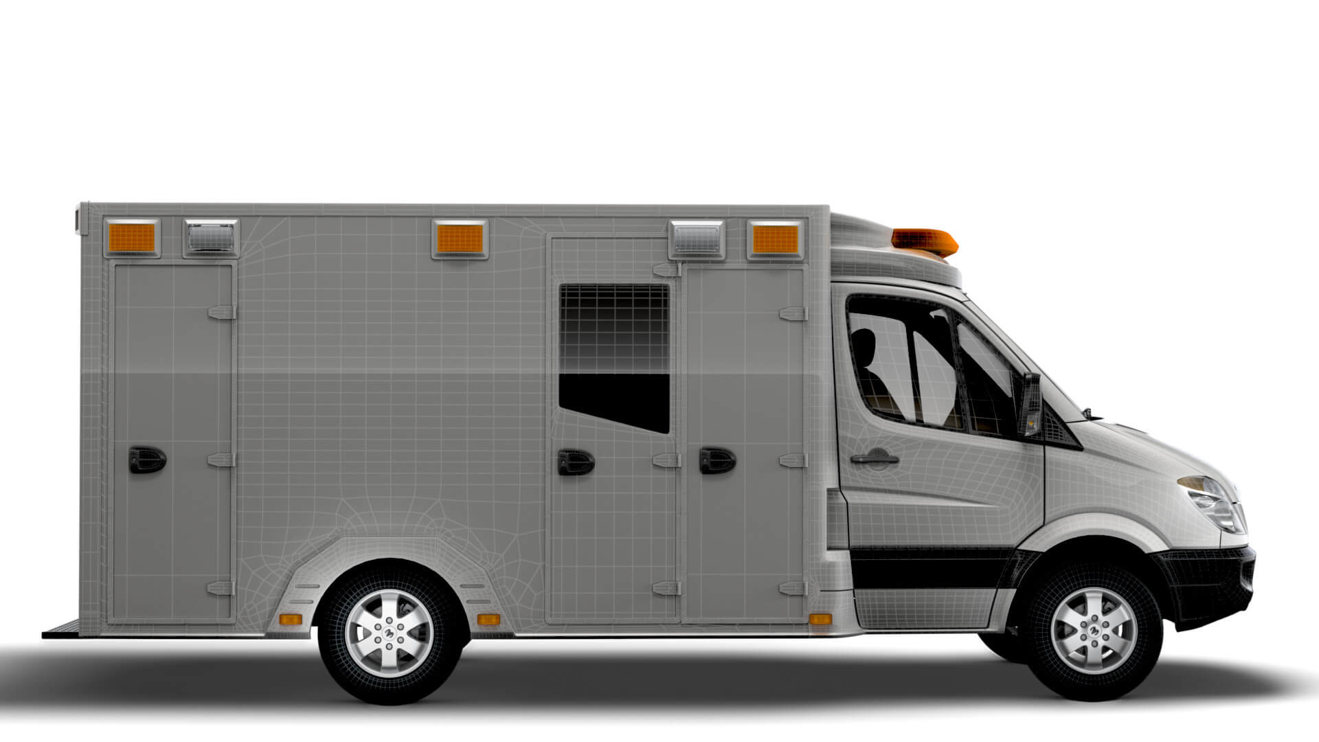Dodge Sprinter Ambulance 2009 - 3D Model by Creator 3D