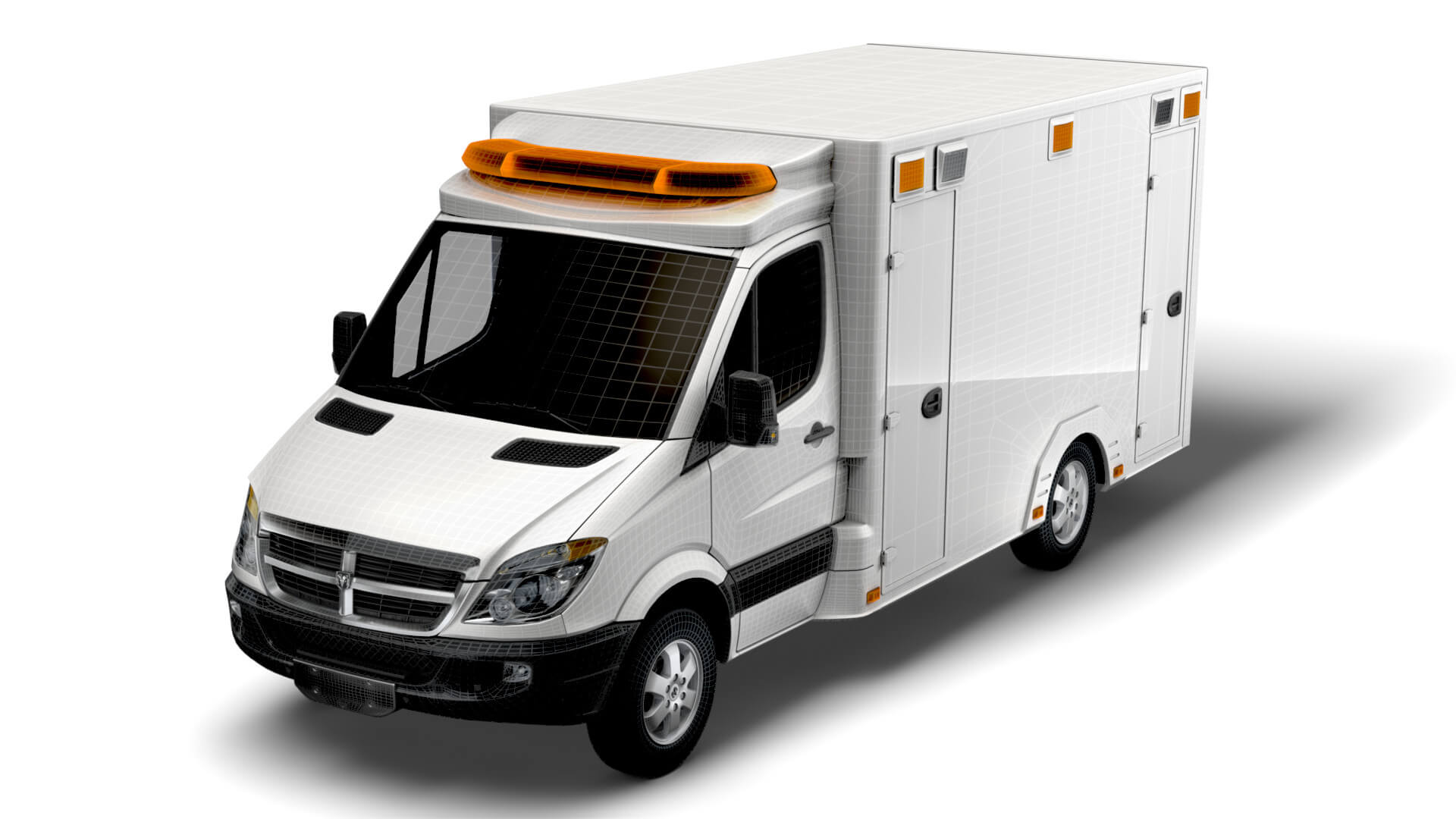 Dodge Sprinter Ambulance 2009 - 3D Model by Creator 3D