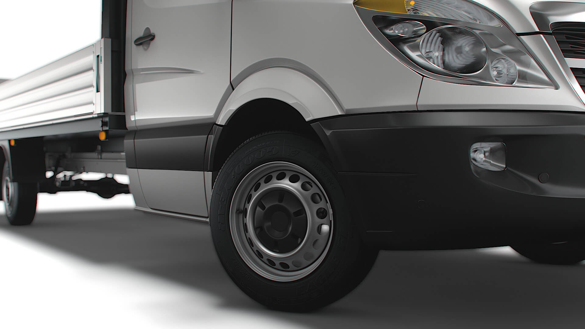 Dodge Sprinter Dropside Tail Lift 2009 - 3D Model by Creator 3D