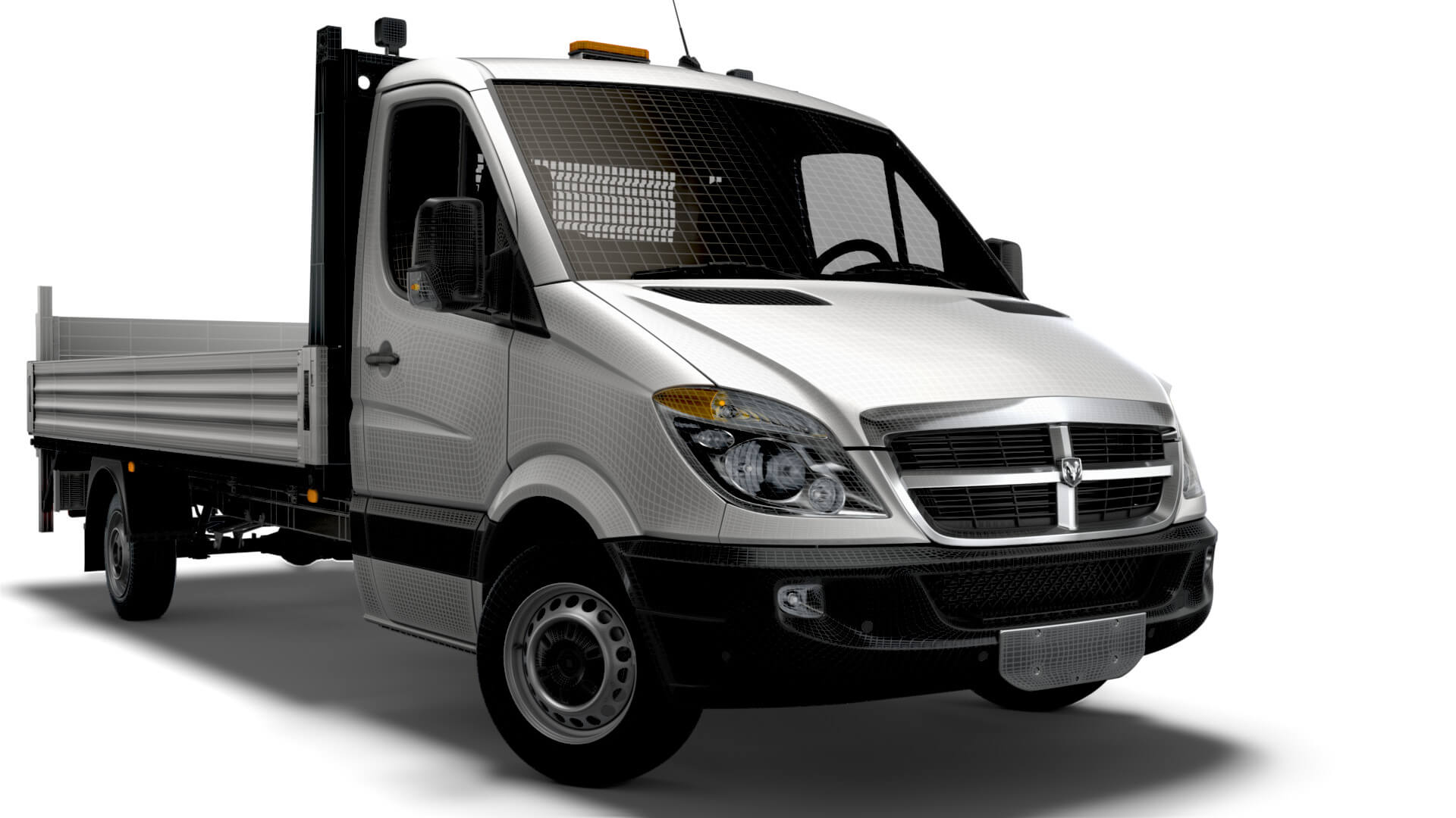 Dodge Sprinter Dropside Tail Lift 2009 - 3D Model by Creator 3D