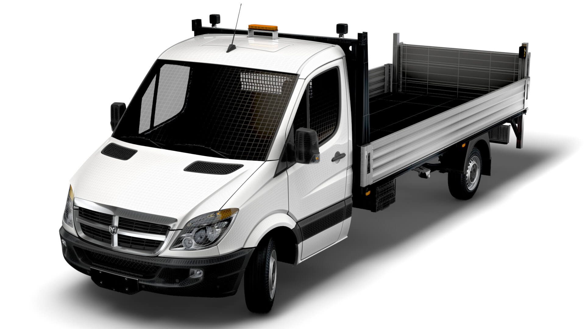 Dodge Sprinter Dropside Tail Lift 2009 - 3D Model by Creator 3D