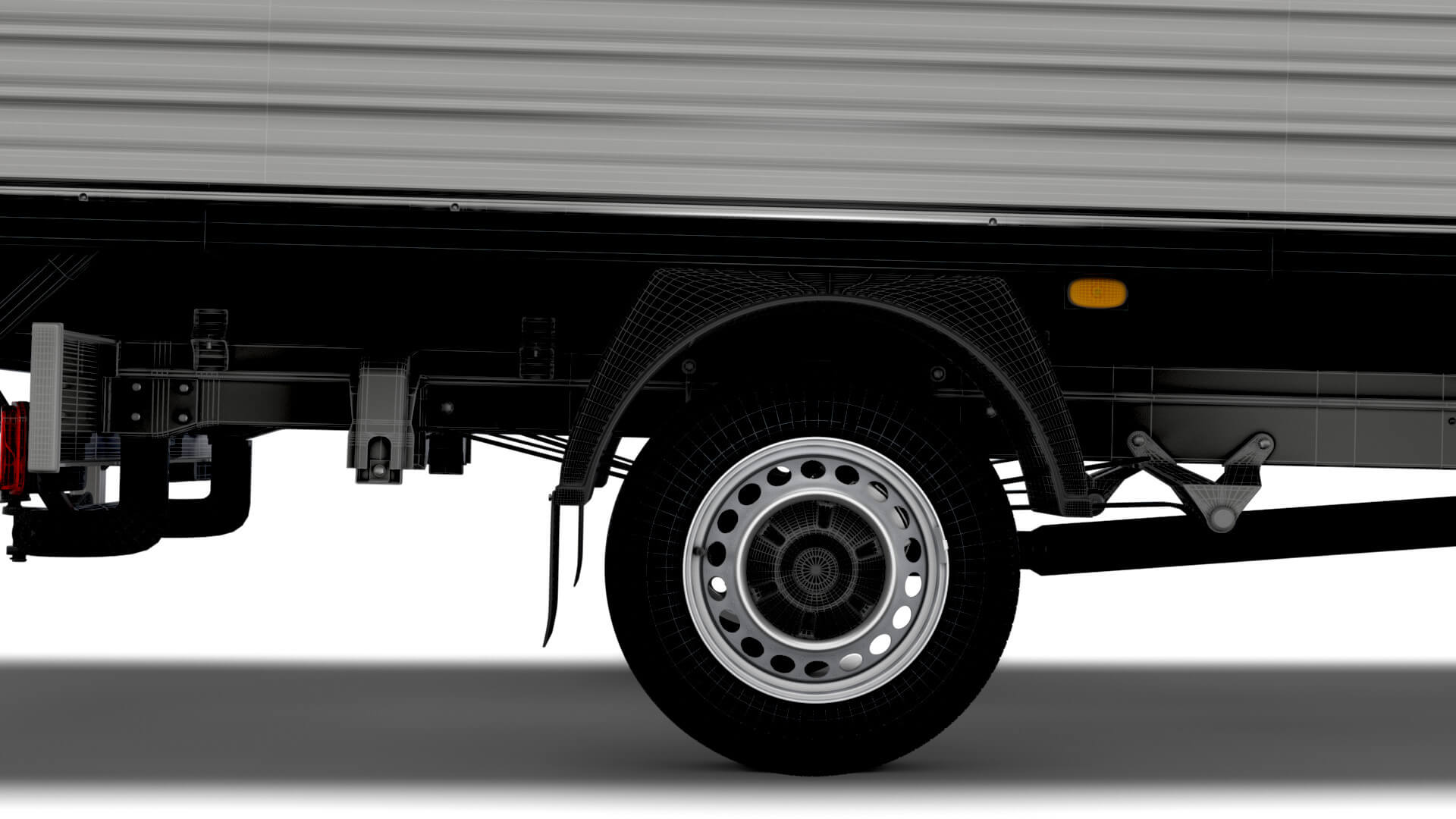 Dodge Sprinter Dropside Tail Lift 2009 - 3D Model by Creator 3D