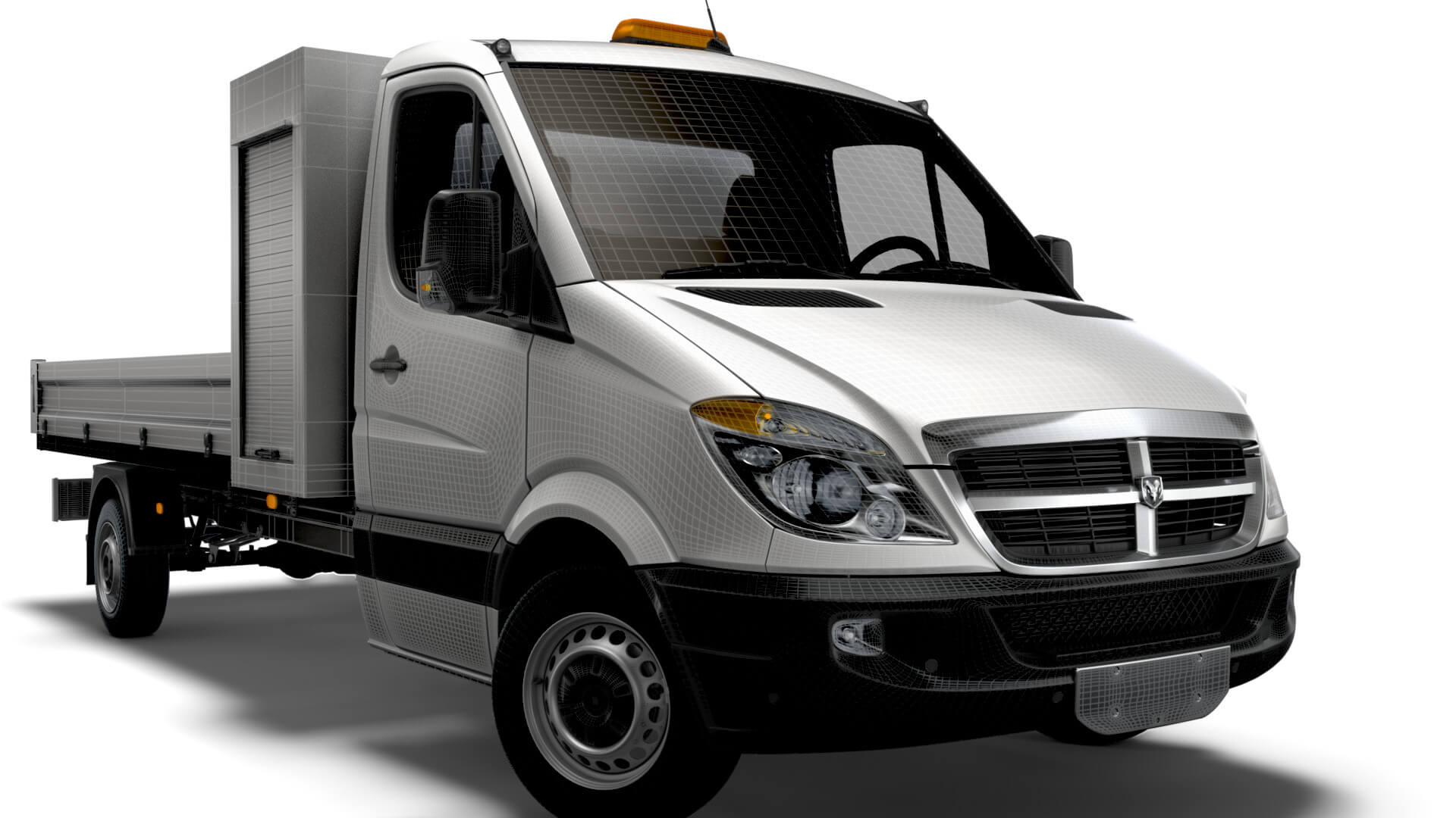 Dodge Sprinter Single Cab Tipper Toolpod 2009 - 3D Model by Creator 3D