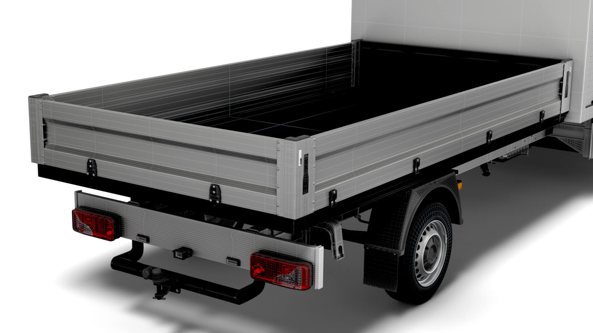 Dodge Sprinter Single Cab Tipper Toolpod 2009 - 3D Model by Creator 3D