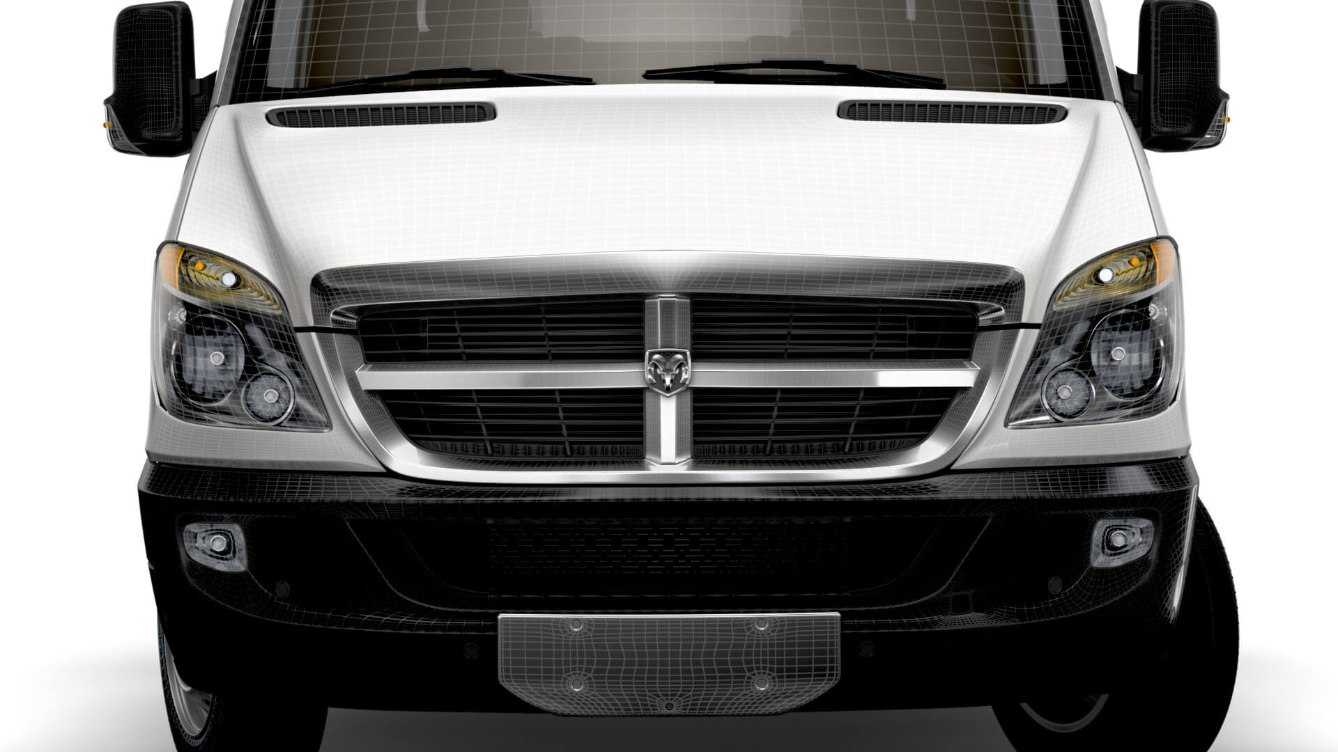 Dodge Sprinter Single Cab Tipper Toolpod 2009 - 3D Model by Creator 3D