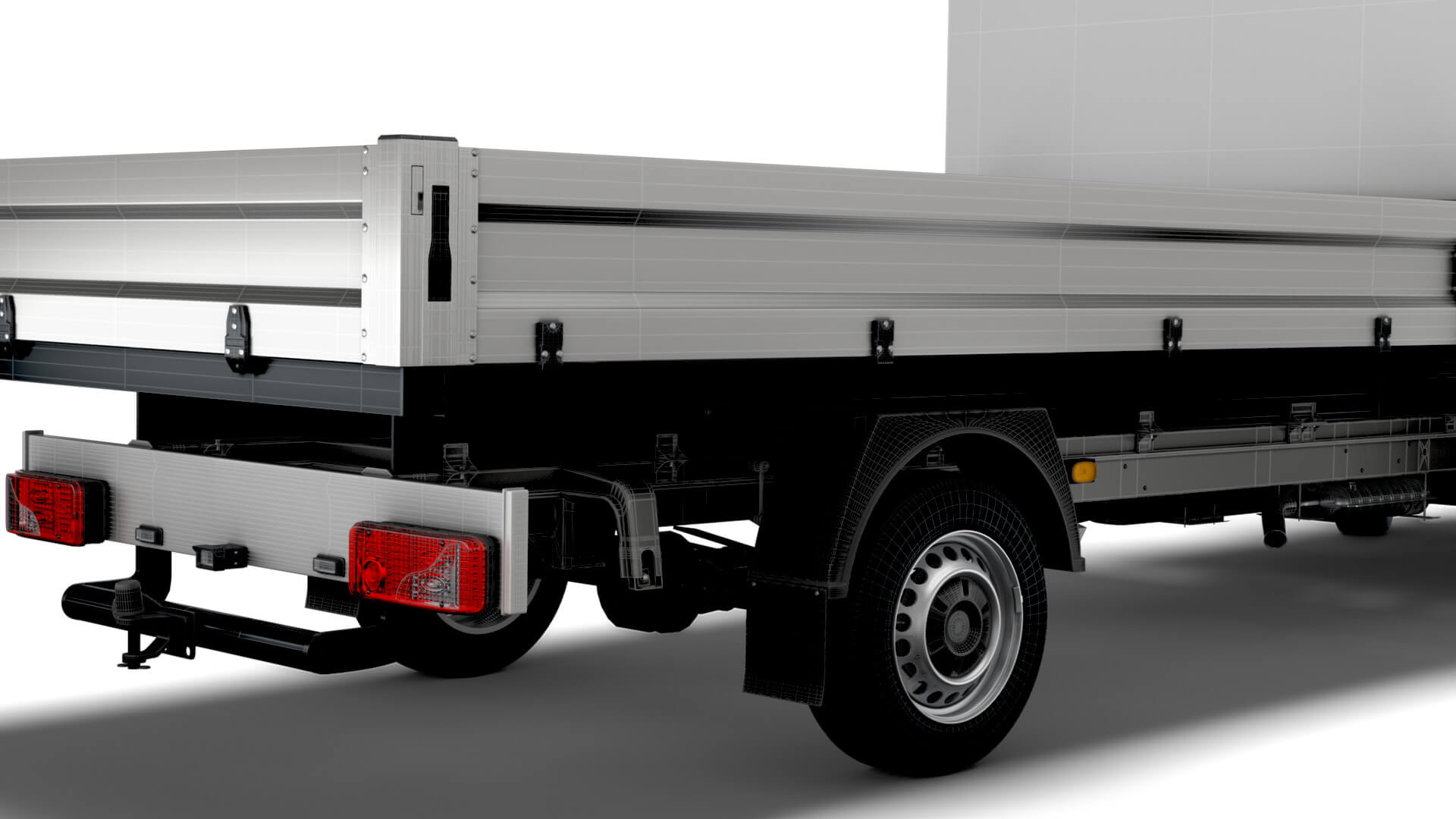 Dodge Sprinter Single Cab Tipper Toolpod 2009 - 3D Model by Creator 3D
