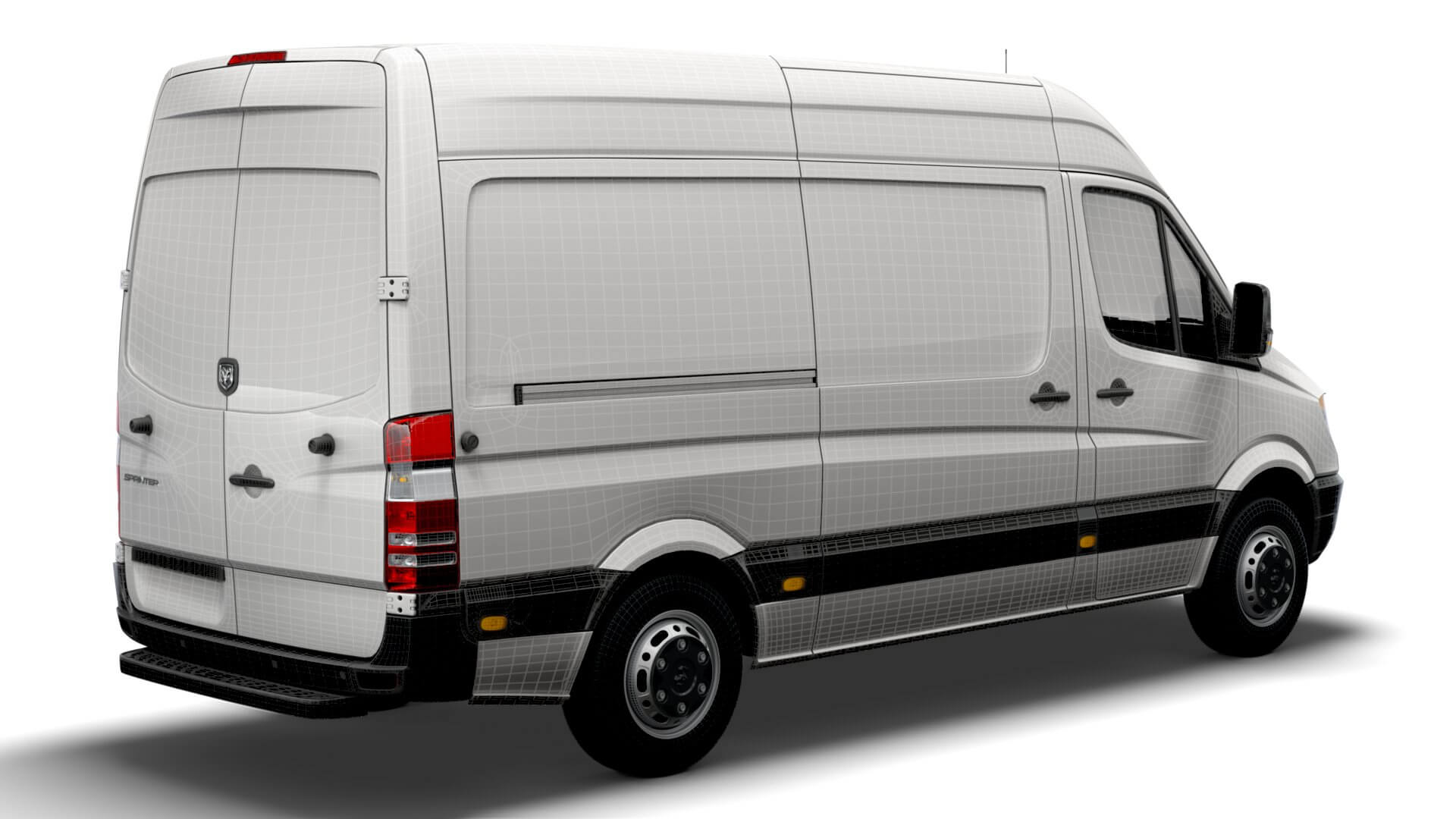 Dodge Sprinter Van L2H2 2009 - 3D Model by Creator 3D