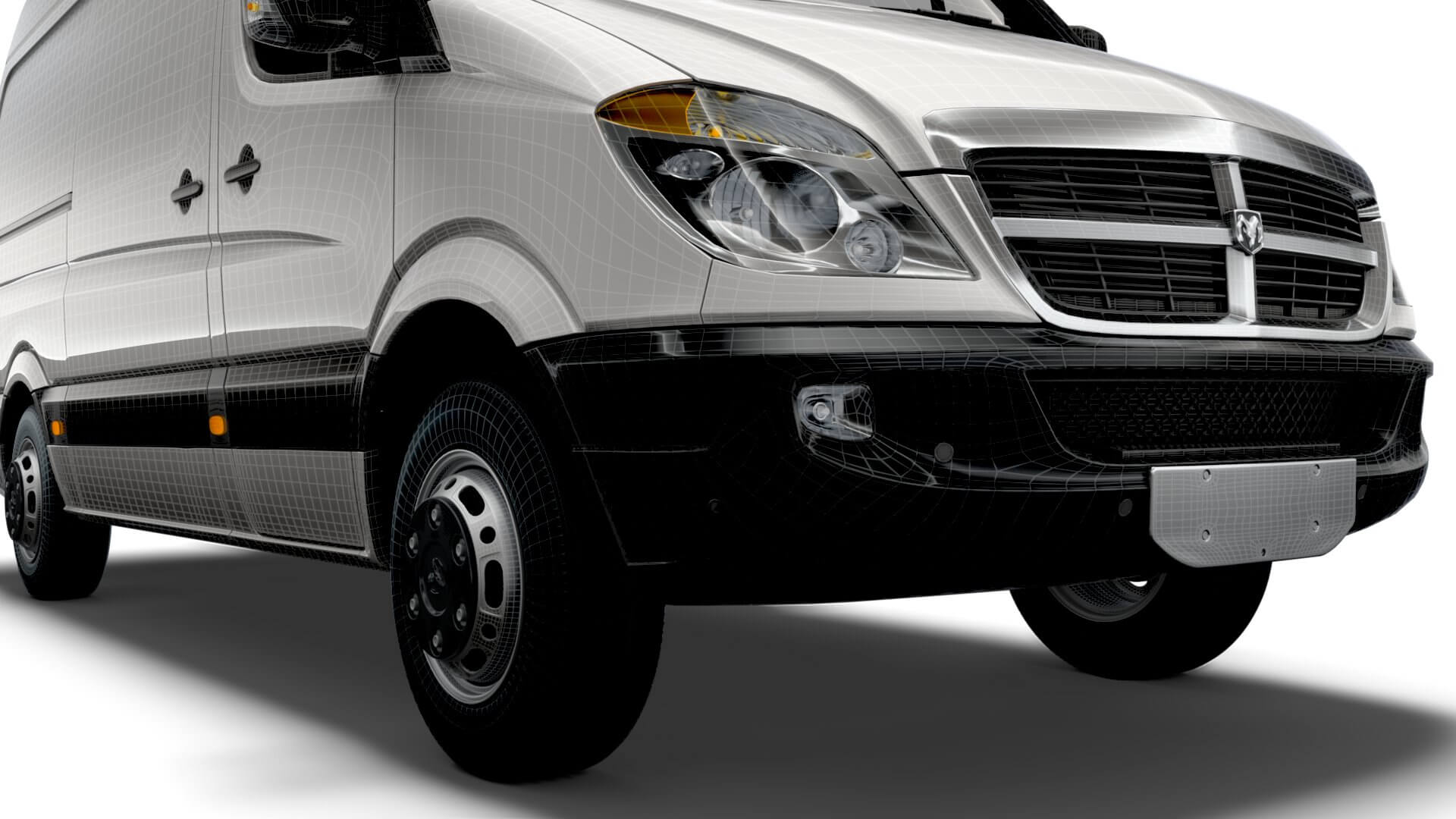 Dodge Sprinter Van L2H2 2009 - 3D Model by Creator 3D