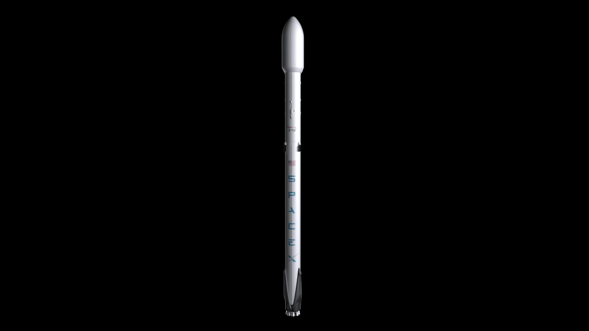 Falcon 9 V1.2 Rocket - 3D Model by Creator 3D