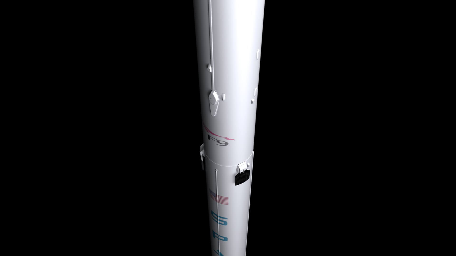 Falcon 9 V1.2 Rocket - 3D Model by Creator 3D