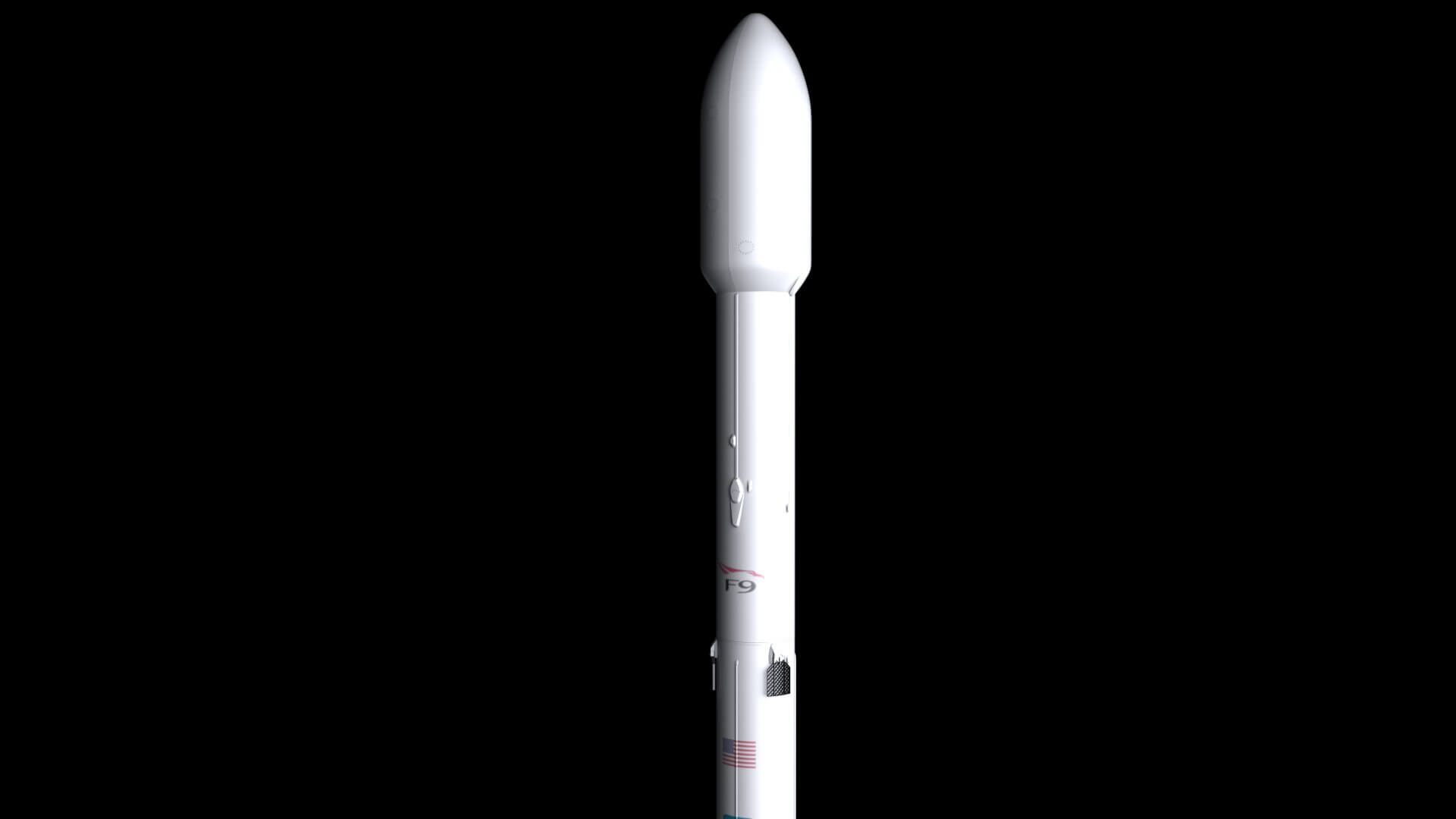 Falcon 9 V1.2 Rocket - 3D Model by Creator 3D