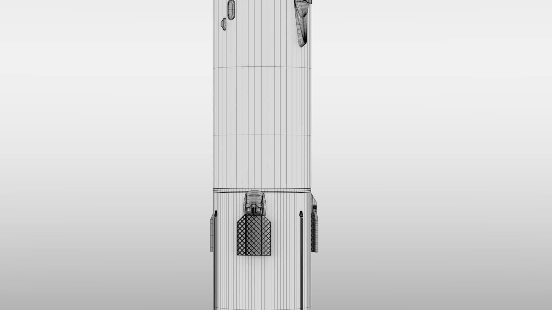 Falcon 9 V1.2 Rocket - 3D Model by Creator 3D