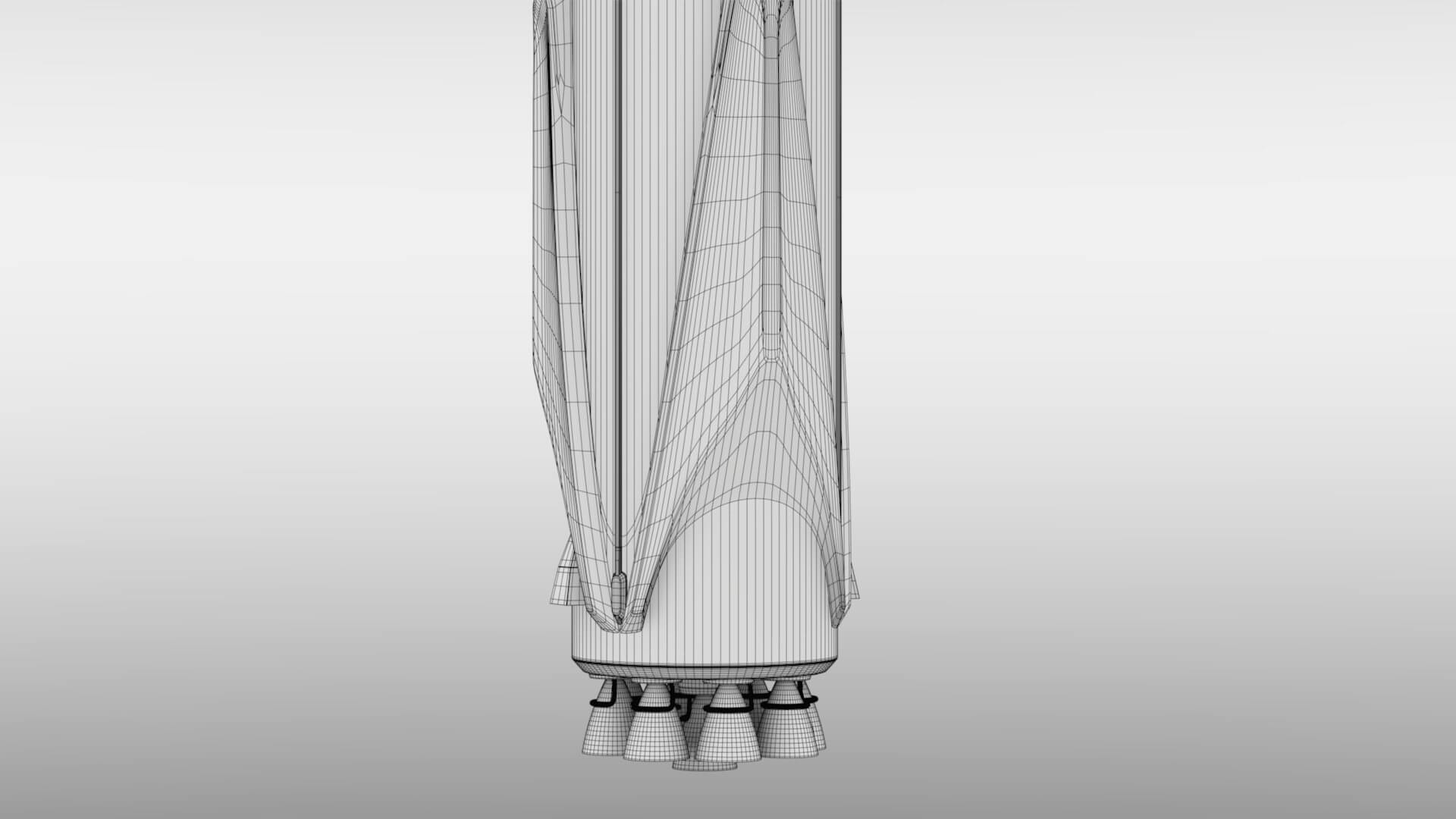 Falcon 9 V1.2 Rocket - 3D Model by Creator 3D