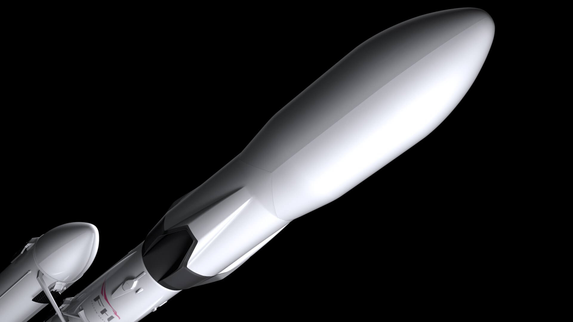 Falcon Heavy V1.2 Rocket - Fully Reusable 3D Model by Creator 3D