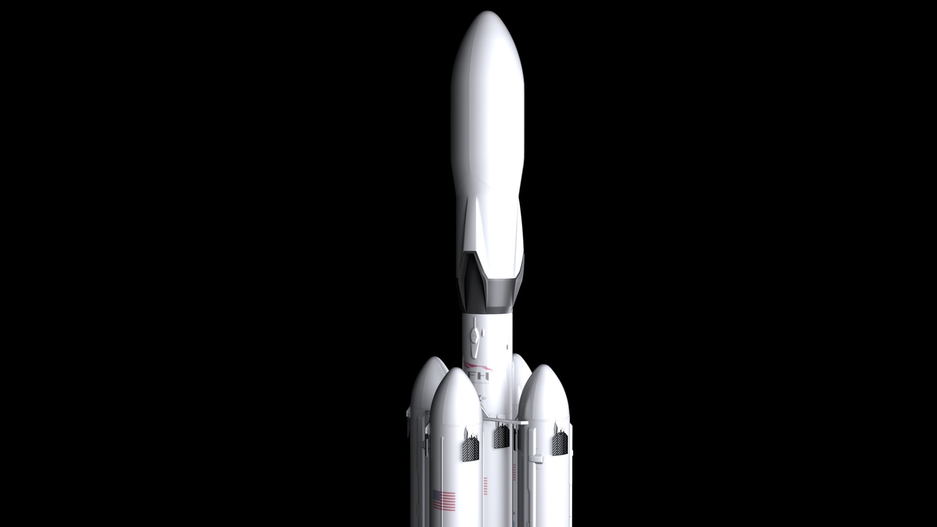 SpaceX Falcon Super Heavy V1.2 Fully Reusable - 3D Model by Creator 3D
