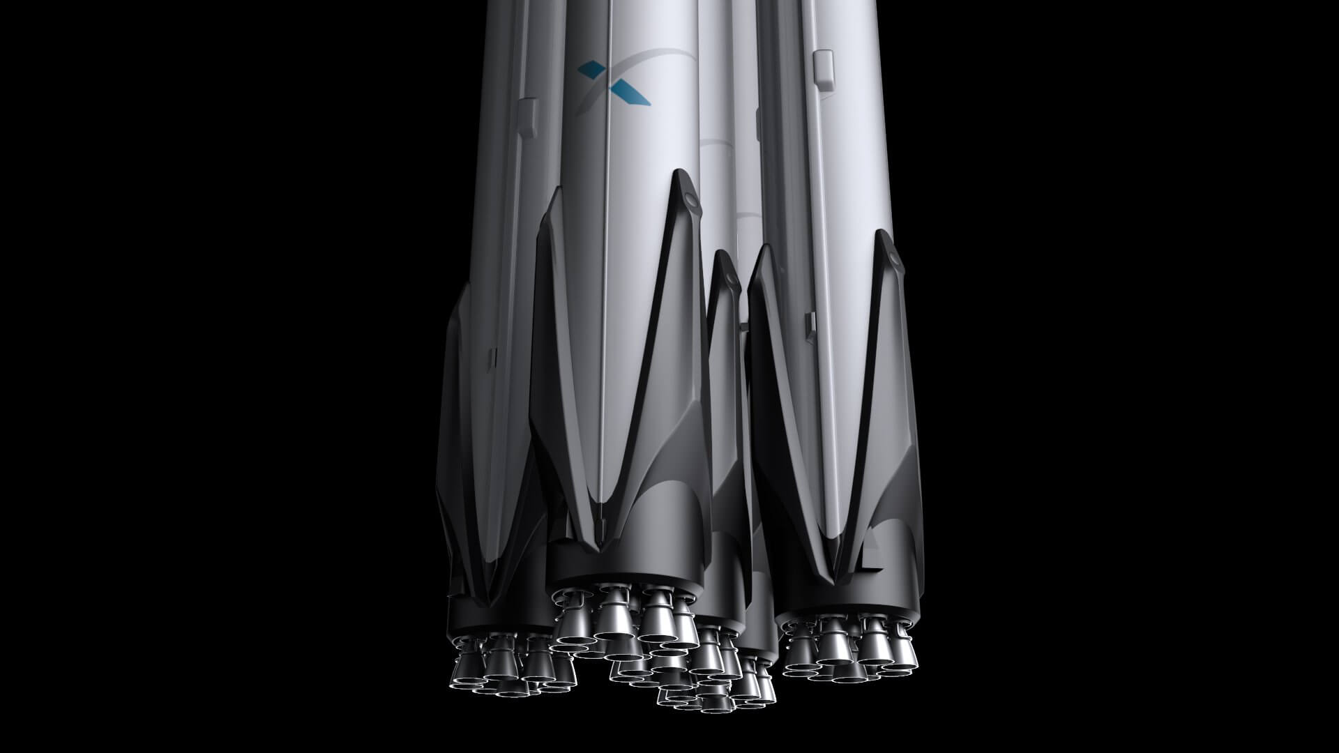 SpaceX Falcon Super Heavy V1.2 Fully Reusable - 3D Model by Creator 3D
