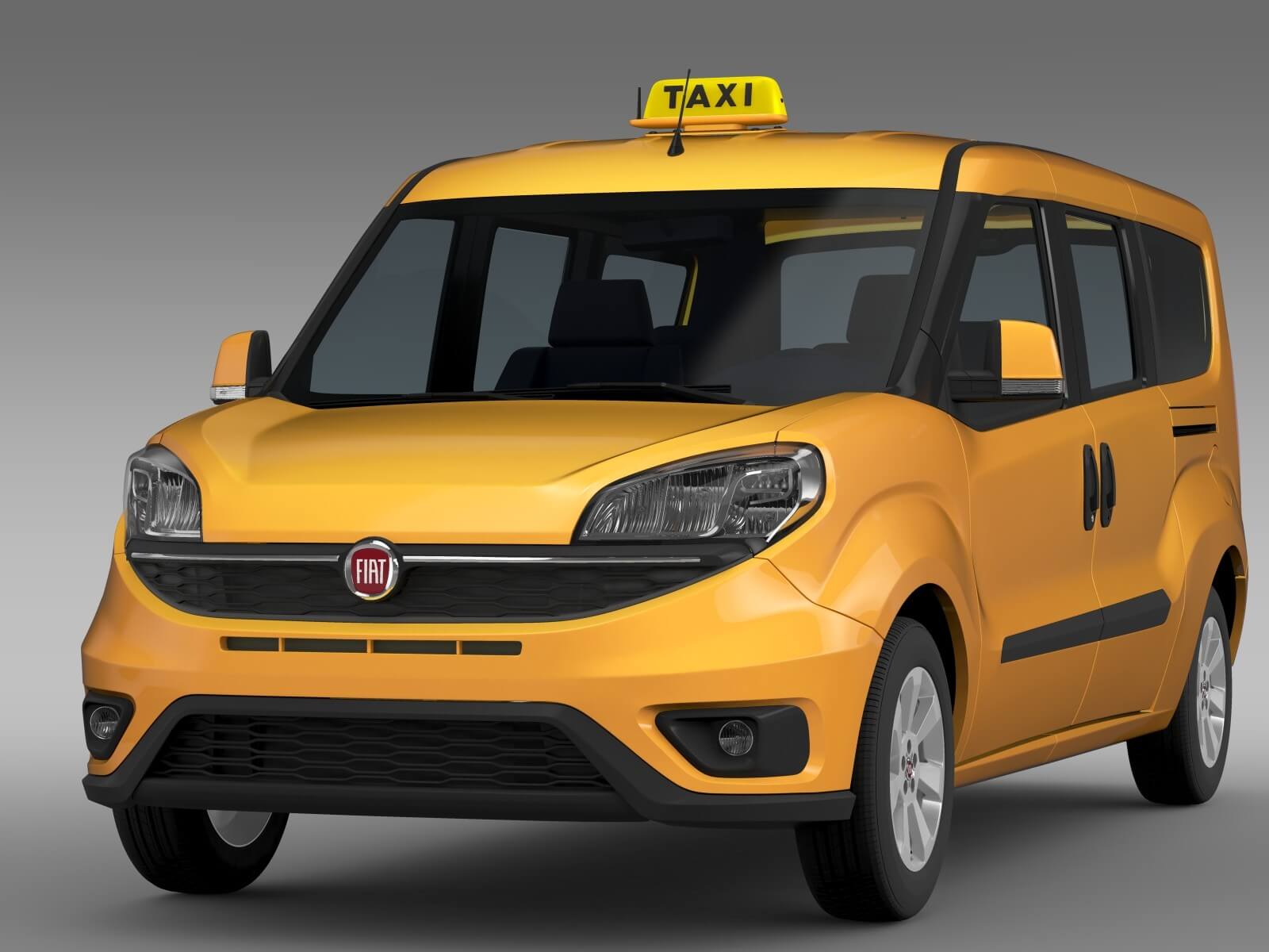 Fiat Doblo Maxi Taxi 152 2015 - 3D Model by Creator 3D