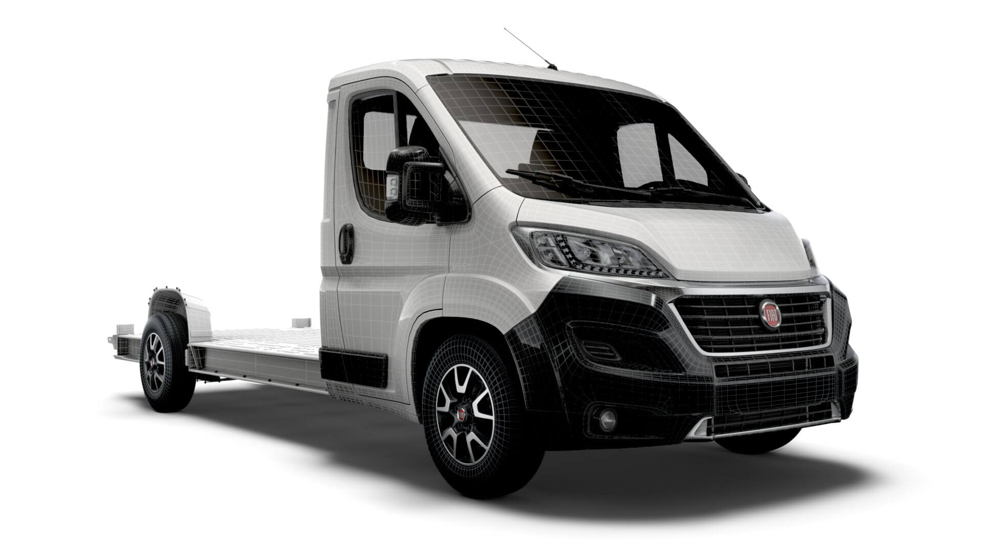 Fiat Ducato 3540 L4 Platform Cab 2021 - 3D Model by Creator 3D